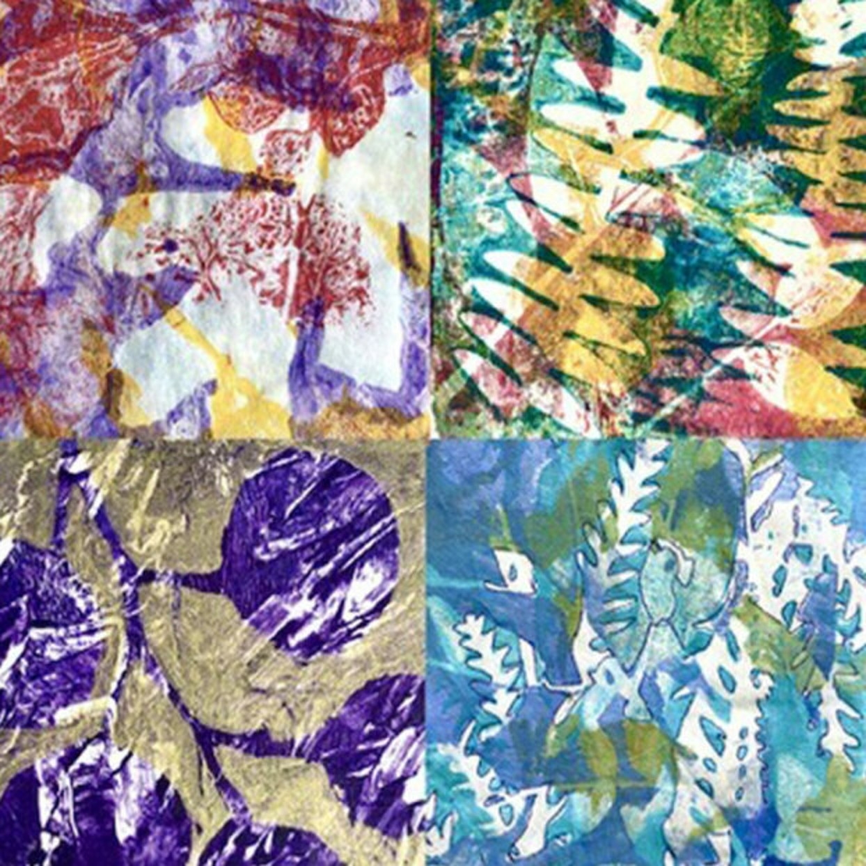 Gelli Plate Printing with Botanicals | Denver Botanic Gardens